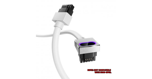 HYDRUS ARGB PSU EXTENSION CABLE GPU 16PIN-A 60CM - WHITE