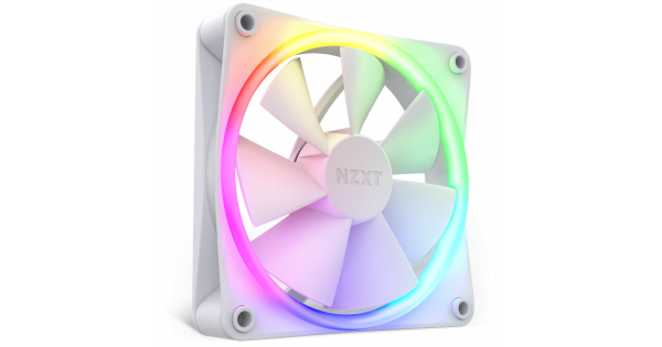 NZXT F120 120MM RGB FAN MATTE WHITE - TRIPLE PACK