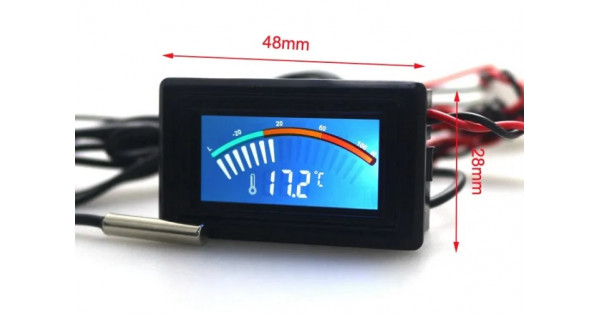 DIGITAL LCD THERMOMETER TEMPERATUR - PC CASE