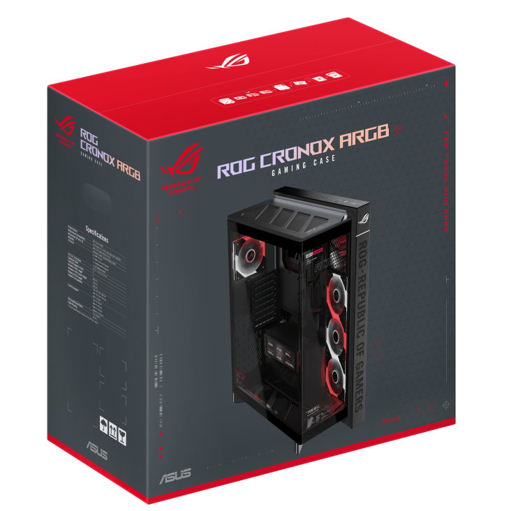 ASUS ROG CRONOX ARGB MID TOWER PC CASE