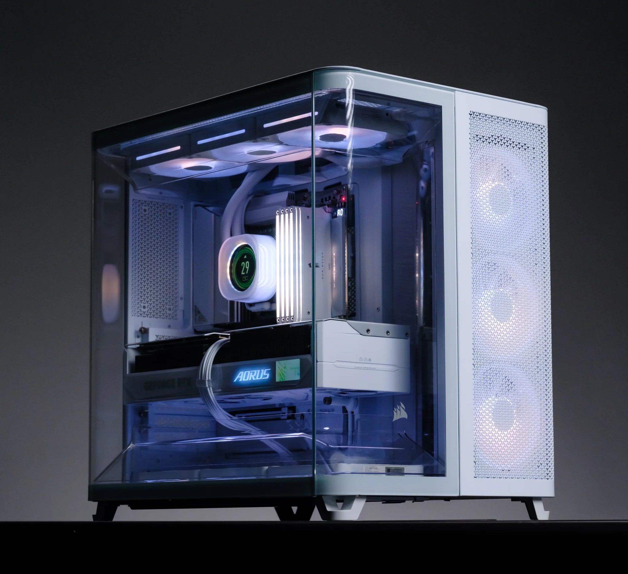 CORSAIR AIR 5400 TRIPLE-CHAMBER CASE 2025 - WHITE