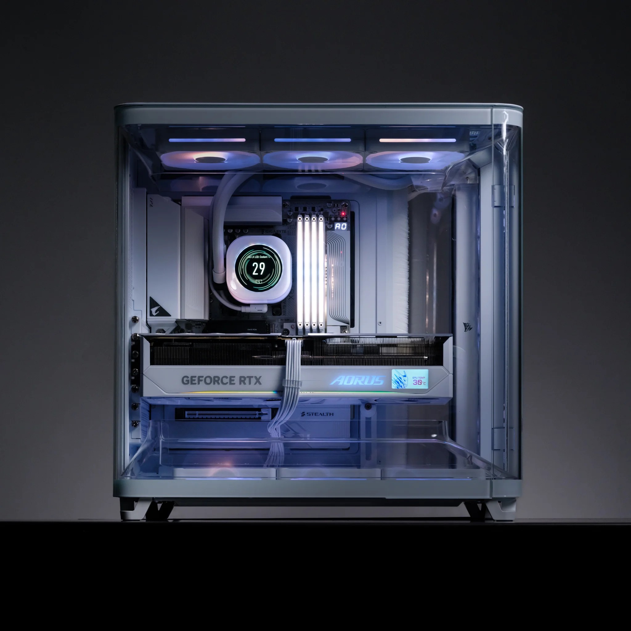 CORSAIR AIR 5400 TRIPLE-CHAMBER CASE 2025 - WHITE