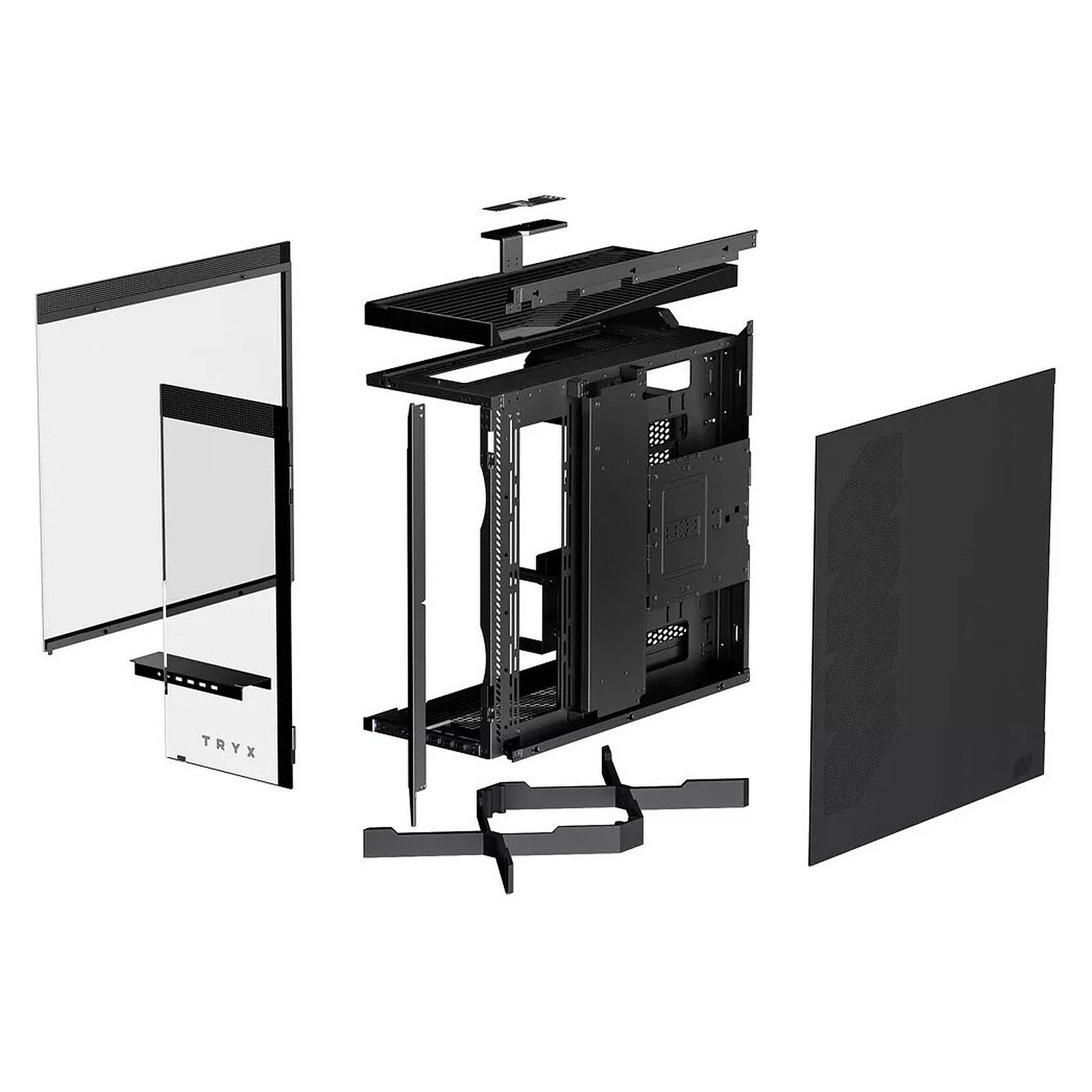 TRYX LUCA L70 ATX MID TOWER PC CASE - BLACK