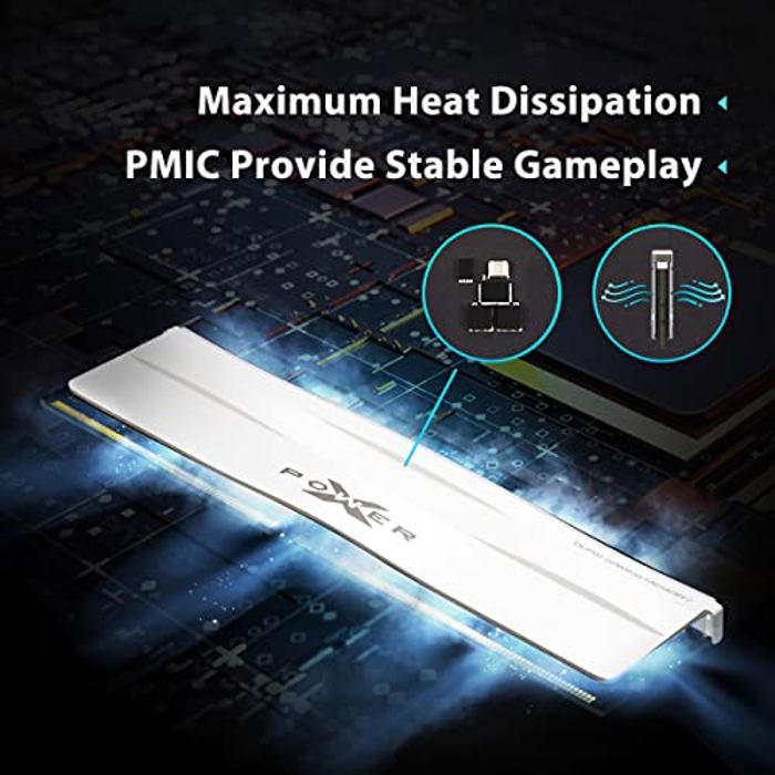 SILICON XPOWER GAMING ZENITH 32GB (2x16GB) DDR5 5600MT/S WHITE