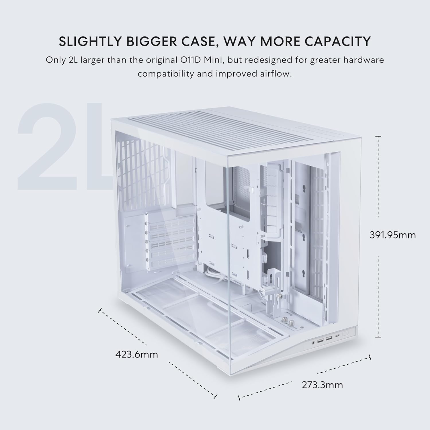 LIAN LI O11D MINI V2 ATX MID-TOWER WHITE 2025