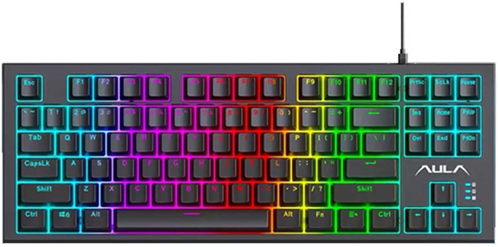 AULA F3032 RGB WIRED GAMING MECHANICAL KEYBOARD