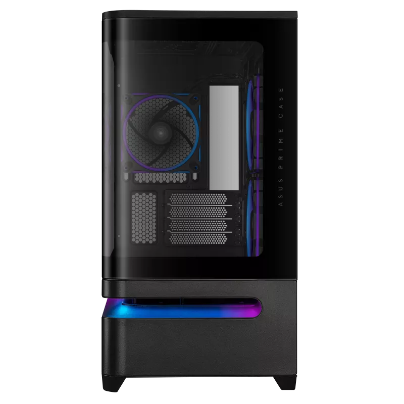 ASUS PRIME AP202 ARGB M-ATX CURVED GLASS PANEL - BLACK
