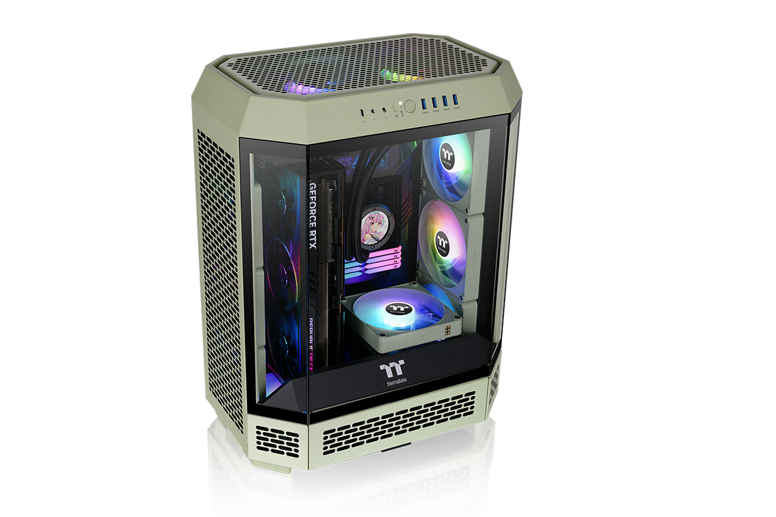 THERMALTAKE THE TOWER 600 MID TOWER MATCHA GREEN