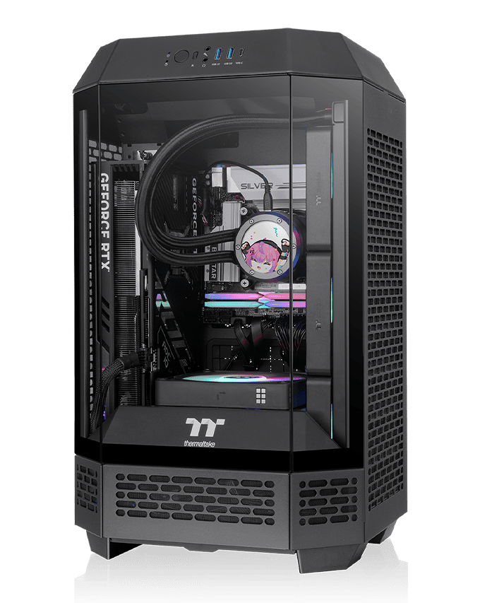 THERMALTAKE THE TOWER 250 MINI TOWER ITX CASE BLACK