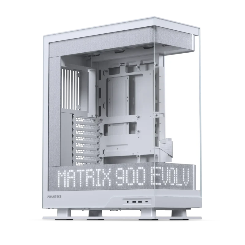PHANTEKS EVOLV X2 MATRIX MID-TOWER WITH 900 LED MATRIX DISPLAY - WHITE