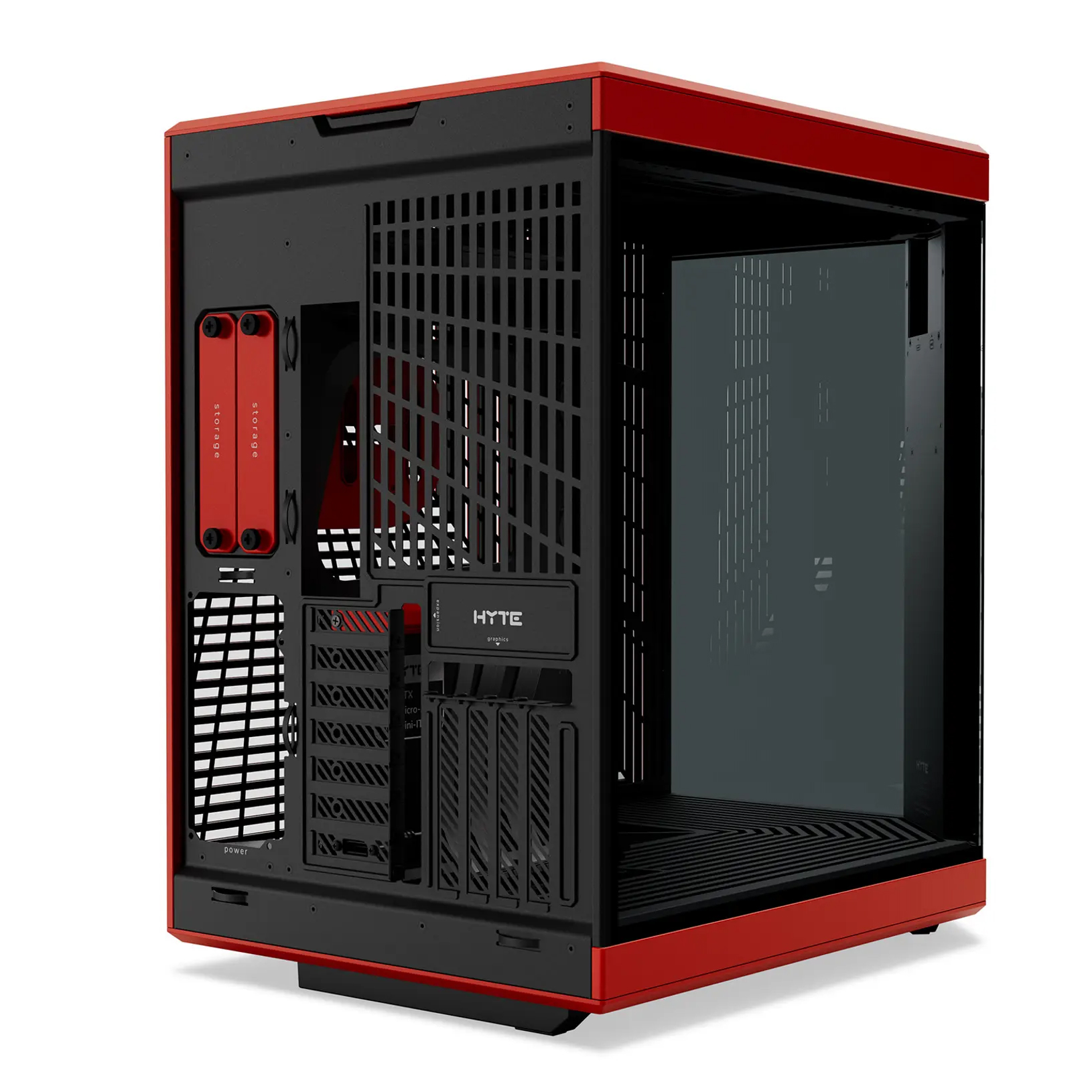 HYTE Y70 TOUCH RED DUAL CHAMBER MID TOWER