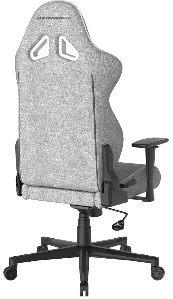 DXRACER GLADIATOR GRAY-WHITE FABRIC GAMING CHAIR