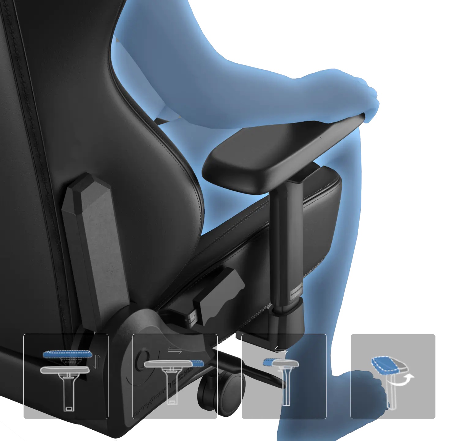 DXRACER CRAFT SERIES BLACK RED PREMIUM GAMING CHIAR
