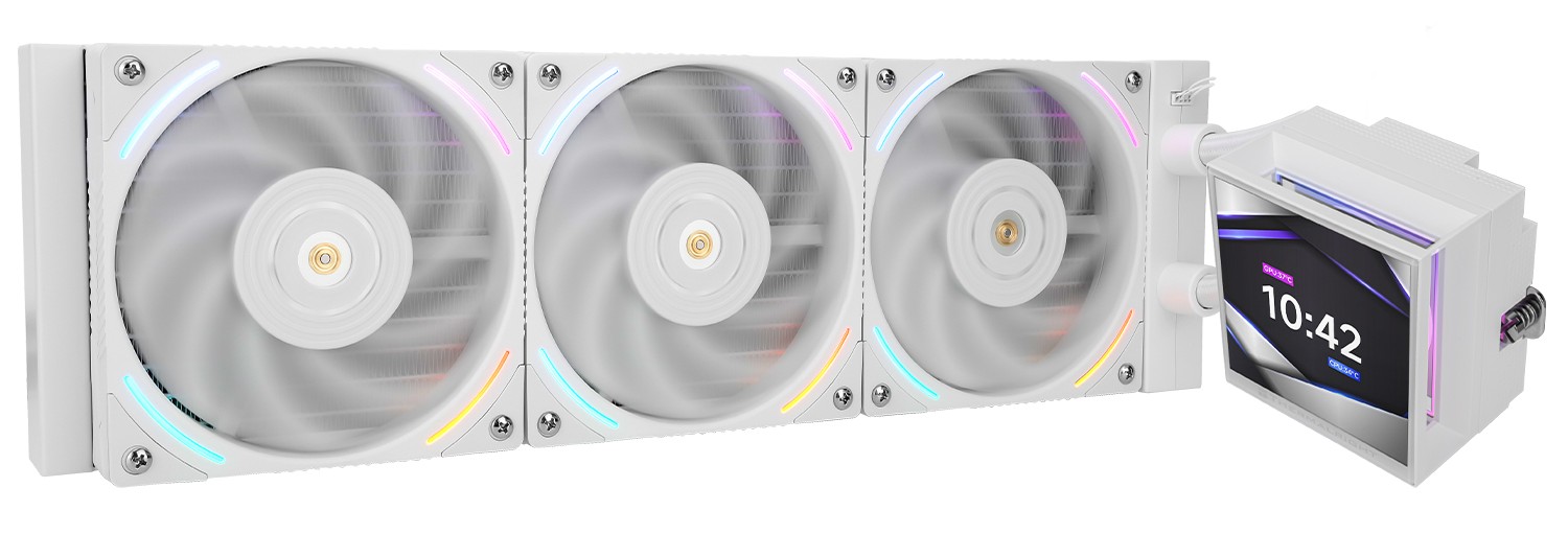 THERMALRIGHT HYPER VISION 360 ARGB 3.95" LCD - WHITE