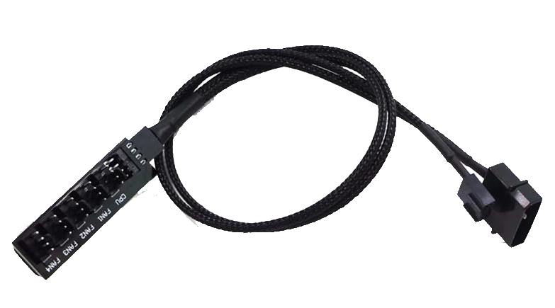 FAN HUB 1 TO 5 CABLE (3-4 PIN) WITH MOLEX POWER