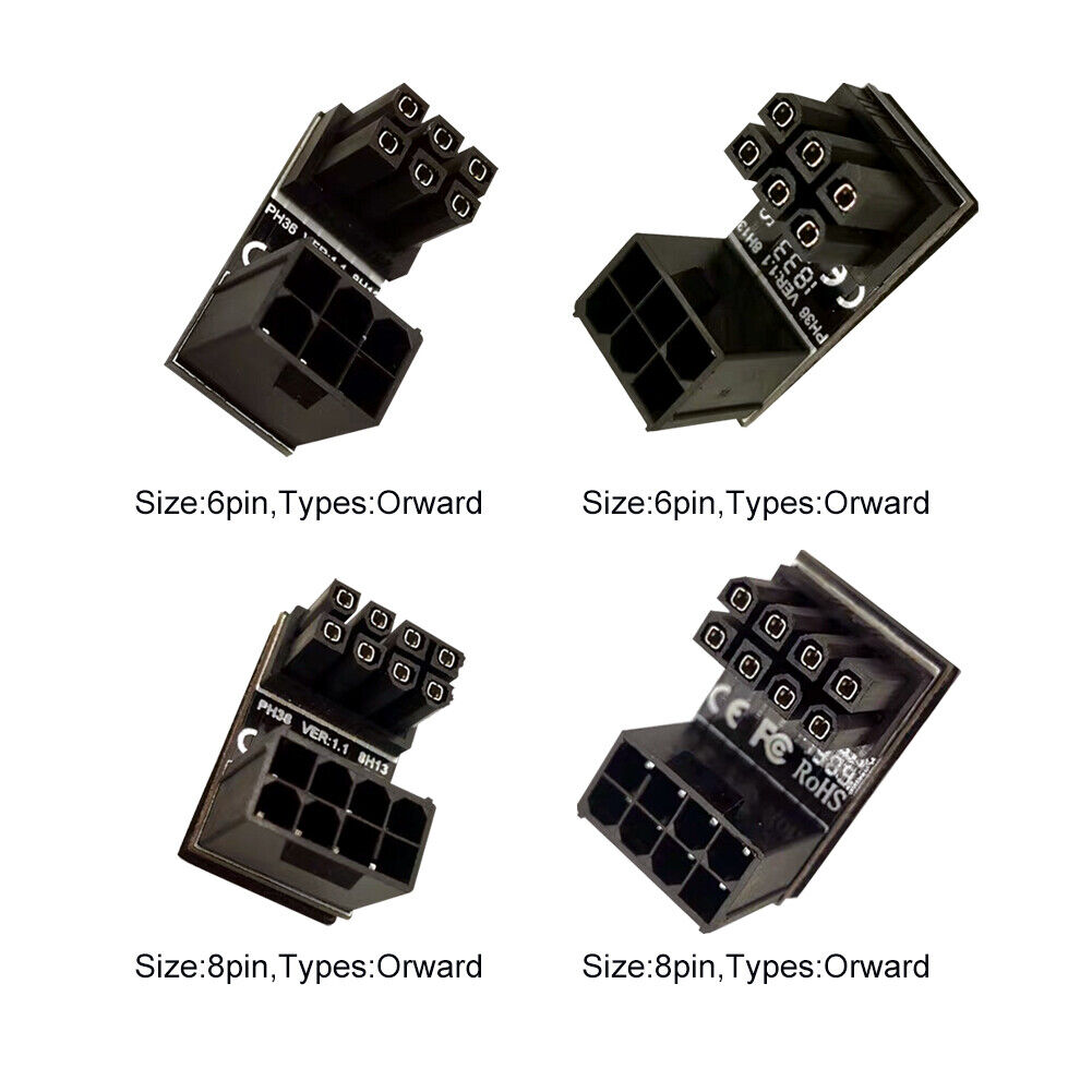 GPU POWER CONNECTOR 6PIN 180 DEGREE (STANDARD)