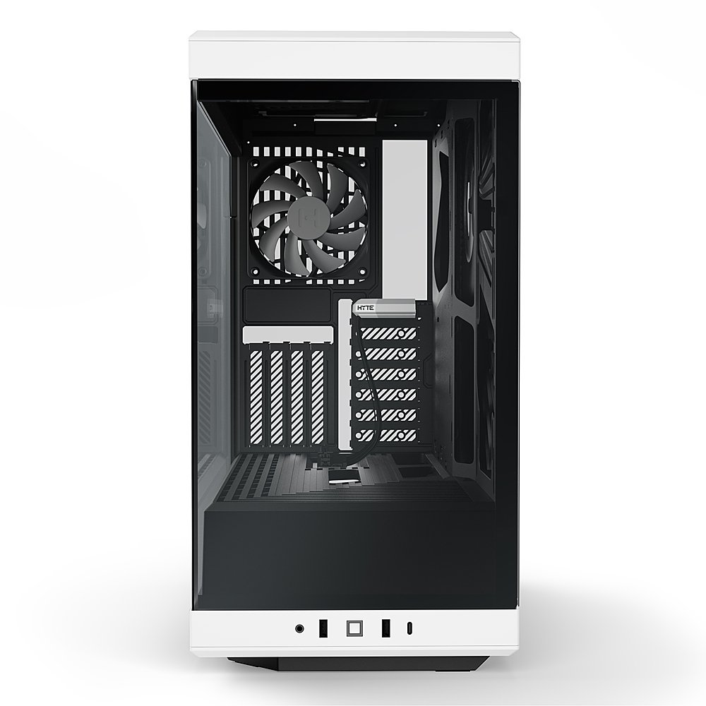 HYTE Y40 ATX MID-TOWER WITH PCIE 4.0 RISER CABLE - WHITE