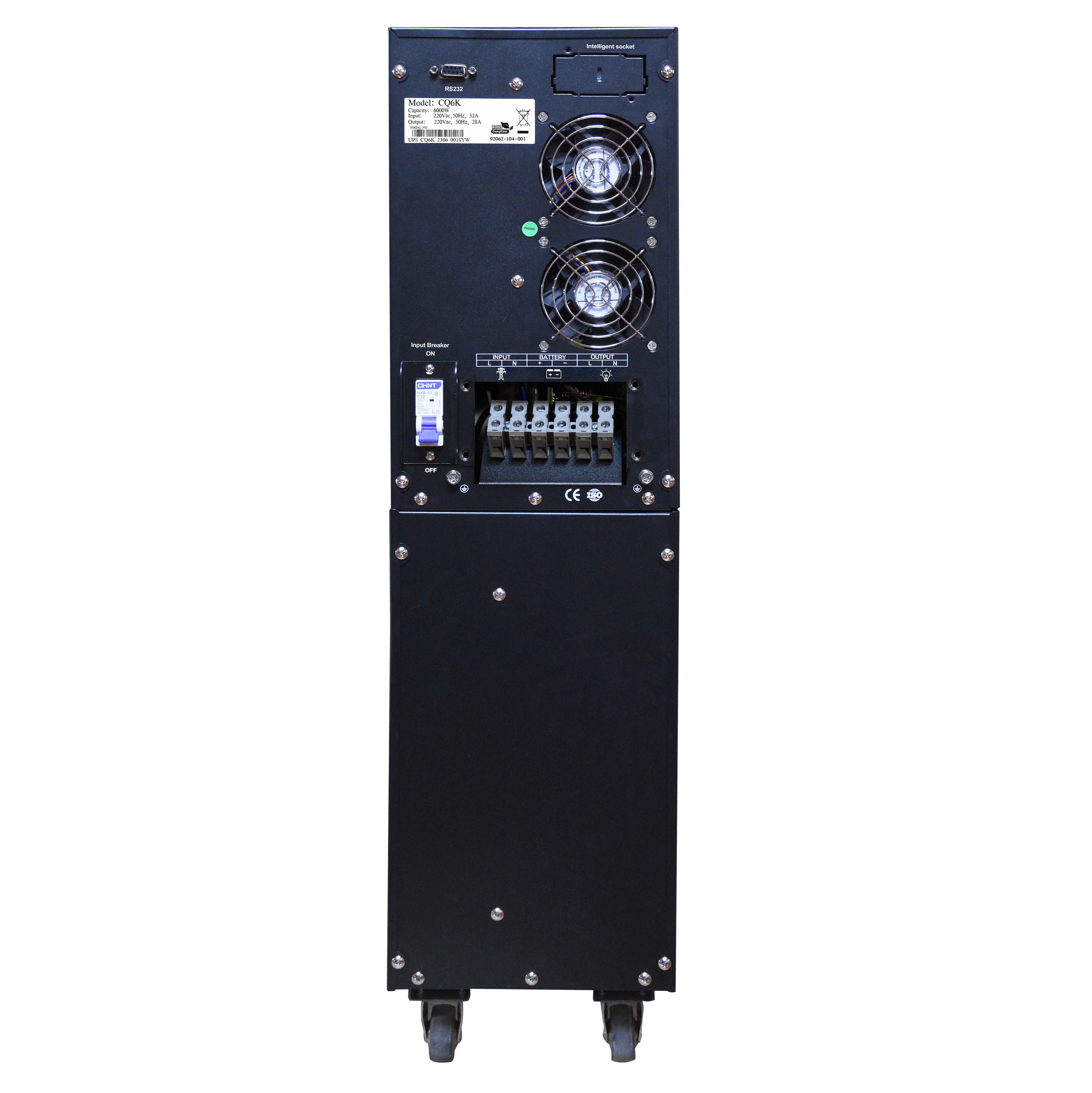 POWER T 6000VA 6KVA UPS ONLINE - POWER CAPACITY 4800W