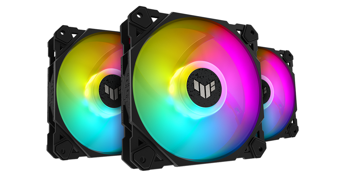 ASUS TUF PREMIUM FAN TF120 ARGB - TRIPLE KIT BLACK