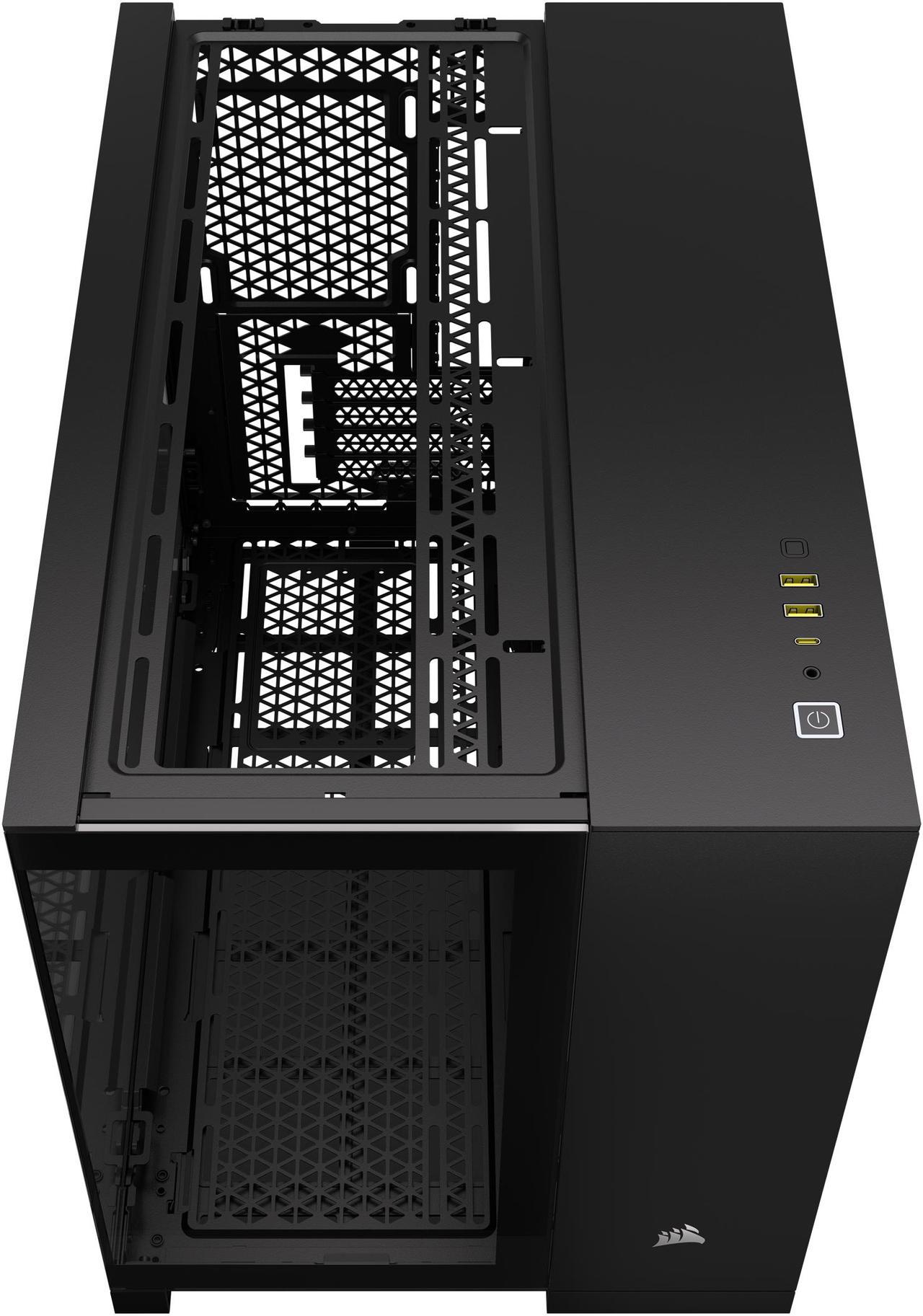 CORSAIR 2500X MICRO ATX DUAL CHAMBER PC CASE - BLACK 2024
