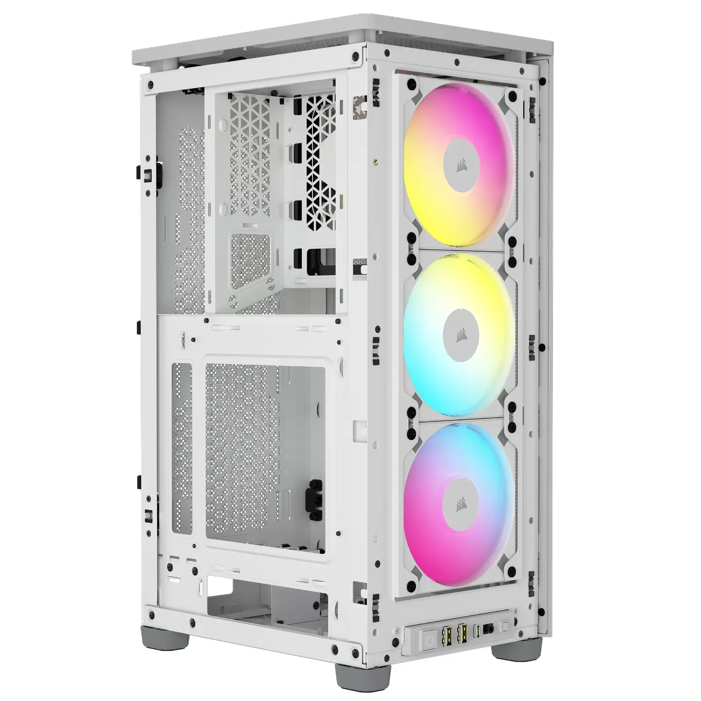 CORSAIR 2000D RGB AIRFLOW MINI-ITX PC CASE - WHITE 2023