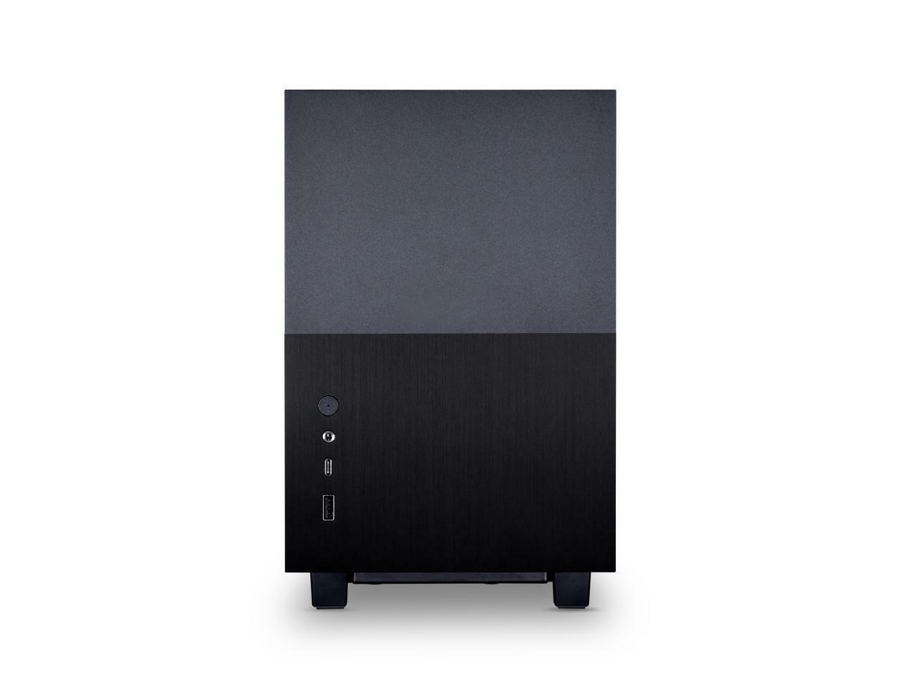 LIAN LI Q58 ALUMINUM MINI-ITX TOWER - BLACK EDITION