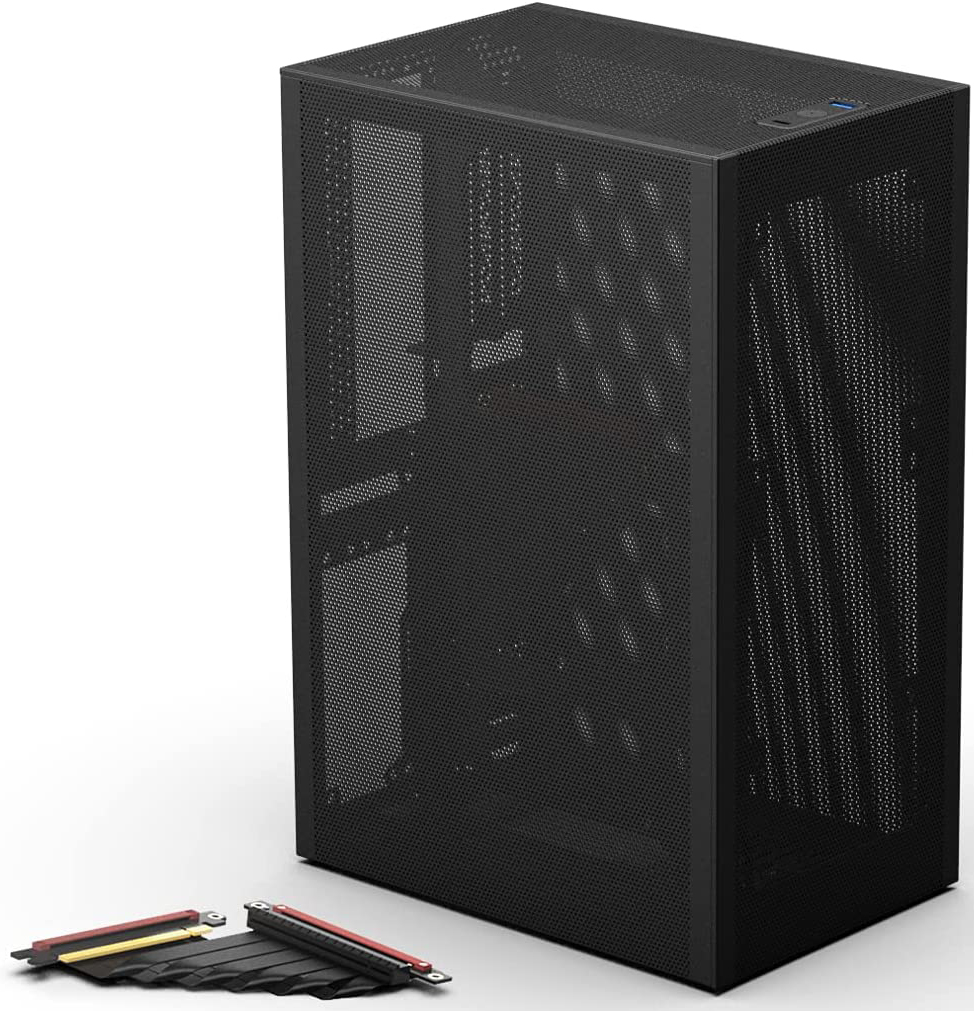 SSUPD MESHLICIOUS MINI-ITX (SFF) RISER CABLE 4.0 , BLACK