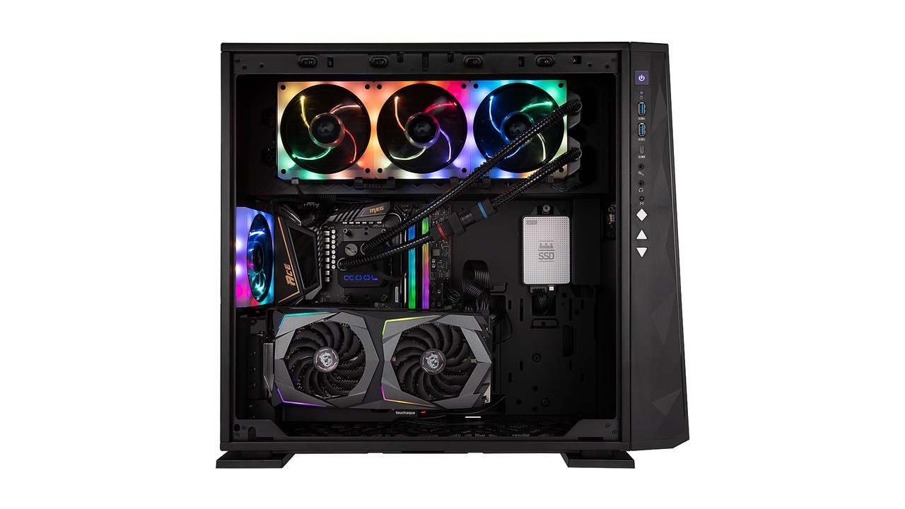 INWIN 309 BLACK EDITION - MID TOWER GAMING CASE
