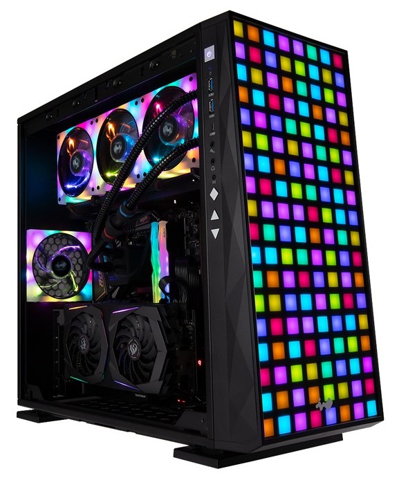 INWIN 309 BLACK EDITION - MID TOWER GAMING CASE