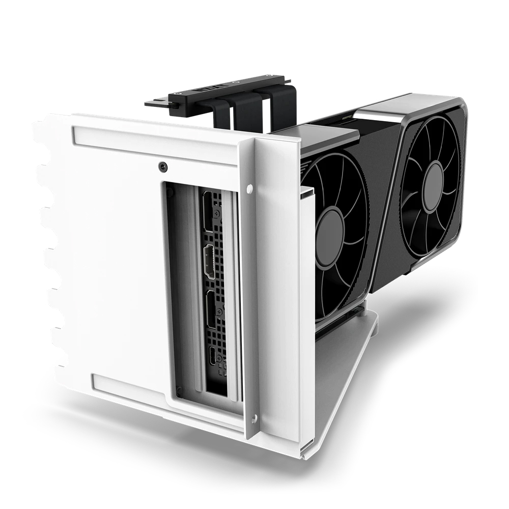NZXT VERTICAL GPU MOUNTING KIT IN MATTE WHITE - H7