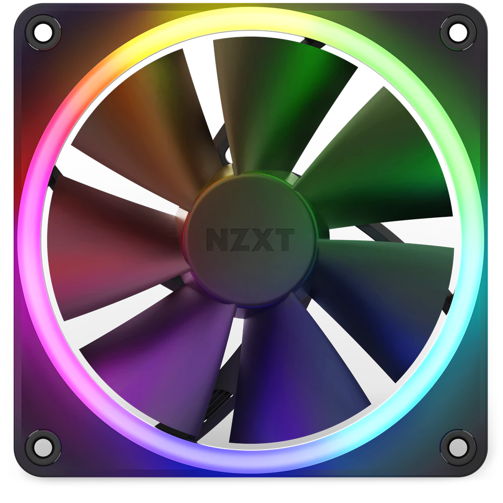 NZXT F120 120MM RGB FAN MATTE BLACK - SINGLE