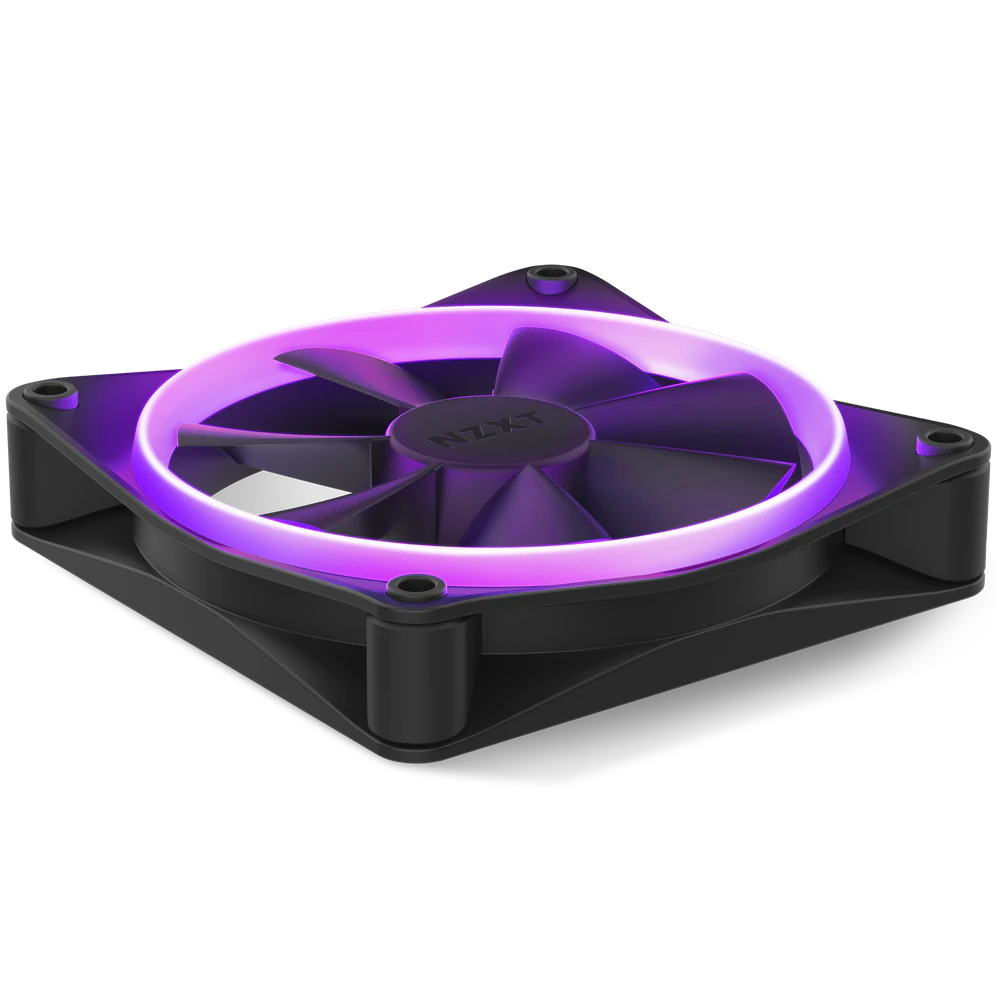 NZXT F140 140MM RGB FAN MATTE BLACK - SINGLE