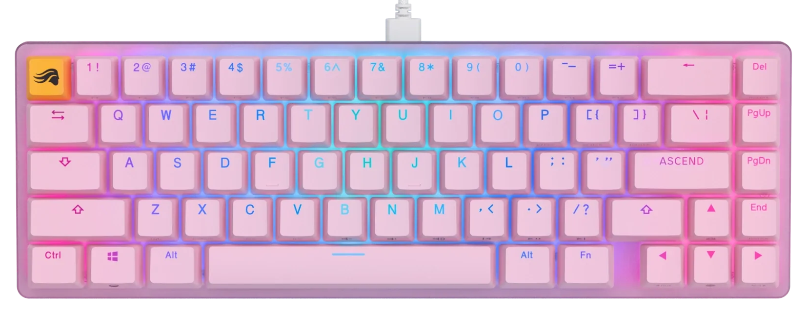 GLORIOUS GMMK 2 65% KEYBOARD - BAREBONES - BLACK