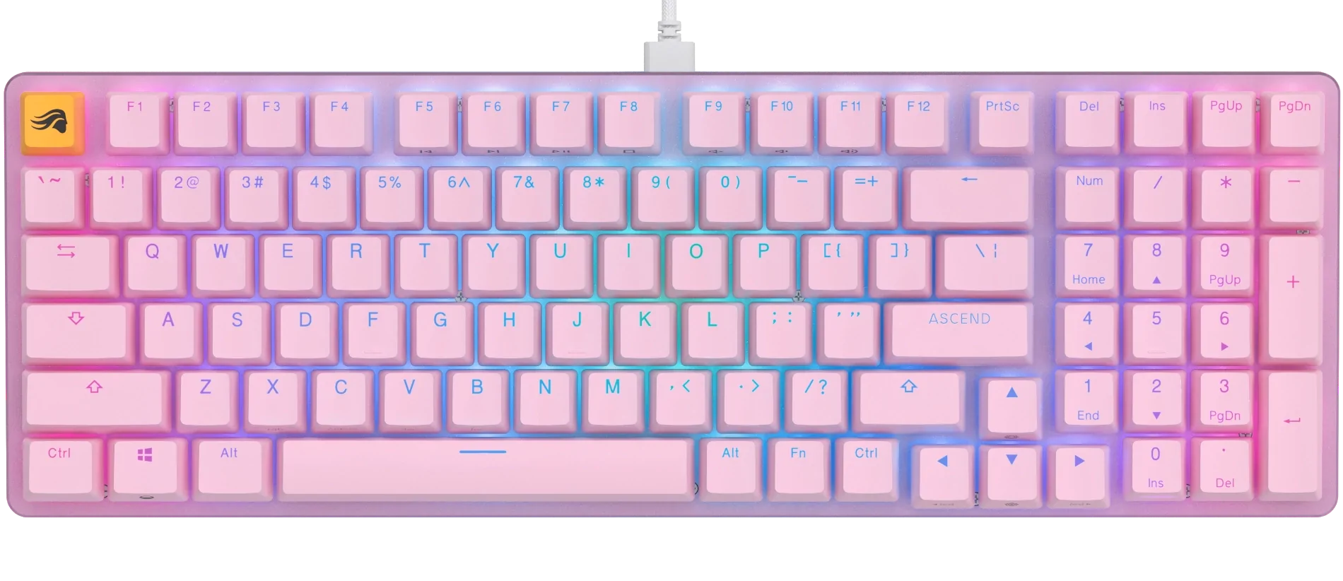 GLORIOUS GMMK 2 96% KEYBOARD - BAREBONES - PINK