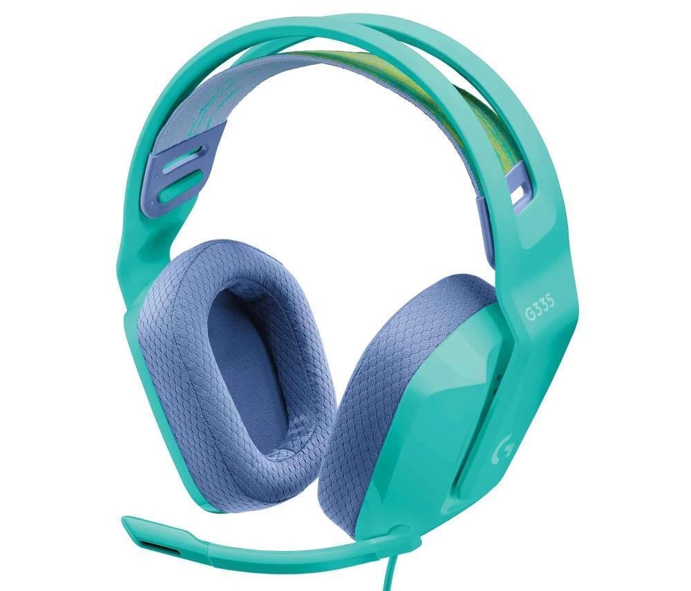 LOGITECH G335 WIRED GAMING HEADSET - MINT EDITION