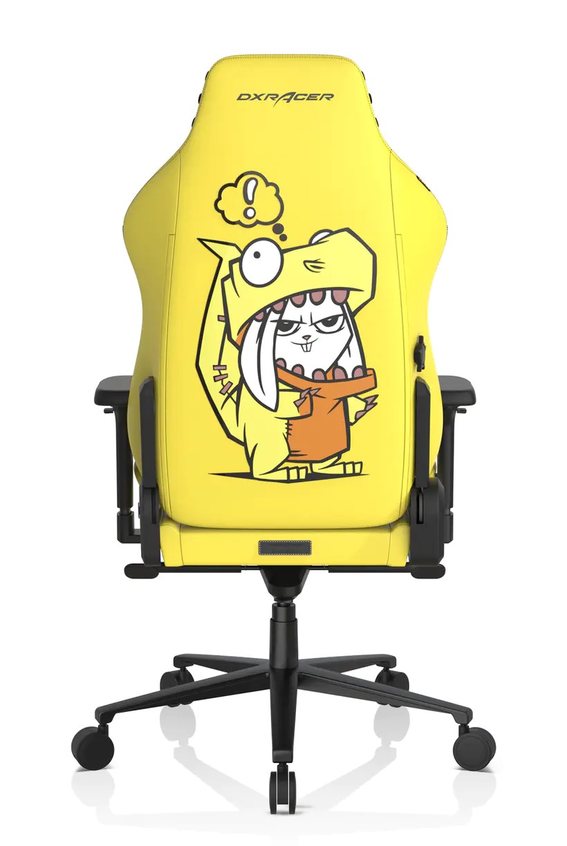 DXRACER CRAFT SERIES RABBIT IN DINO YELLOW BLACK