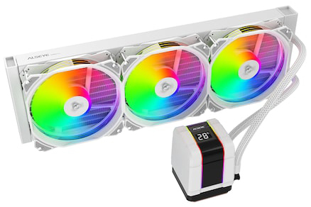 ALSEYE M360 PLUS ARGB-W LIQUID COOLER - LCD DISPLAY