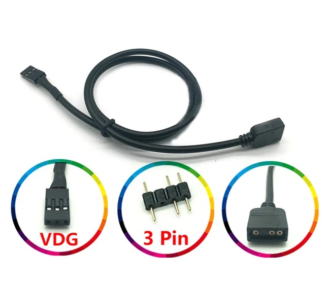 5V 3PIN RGB VDG CONVERSION CABLE LINE CONNECTOR