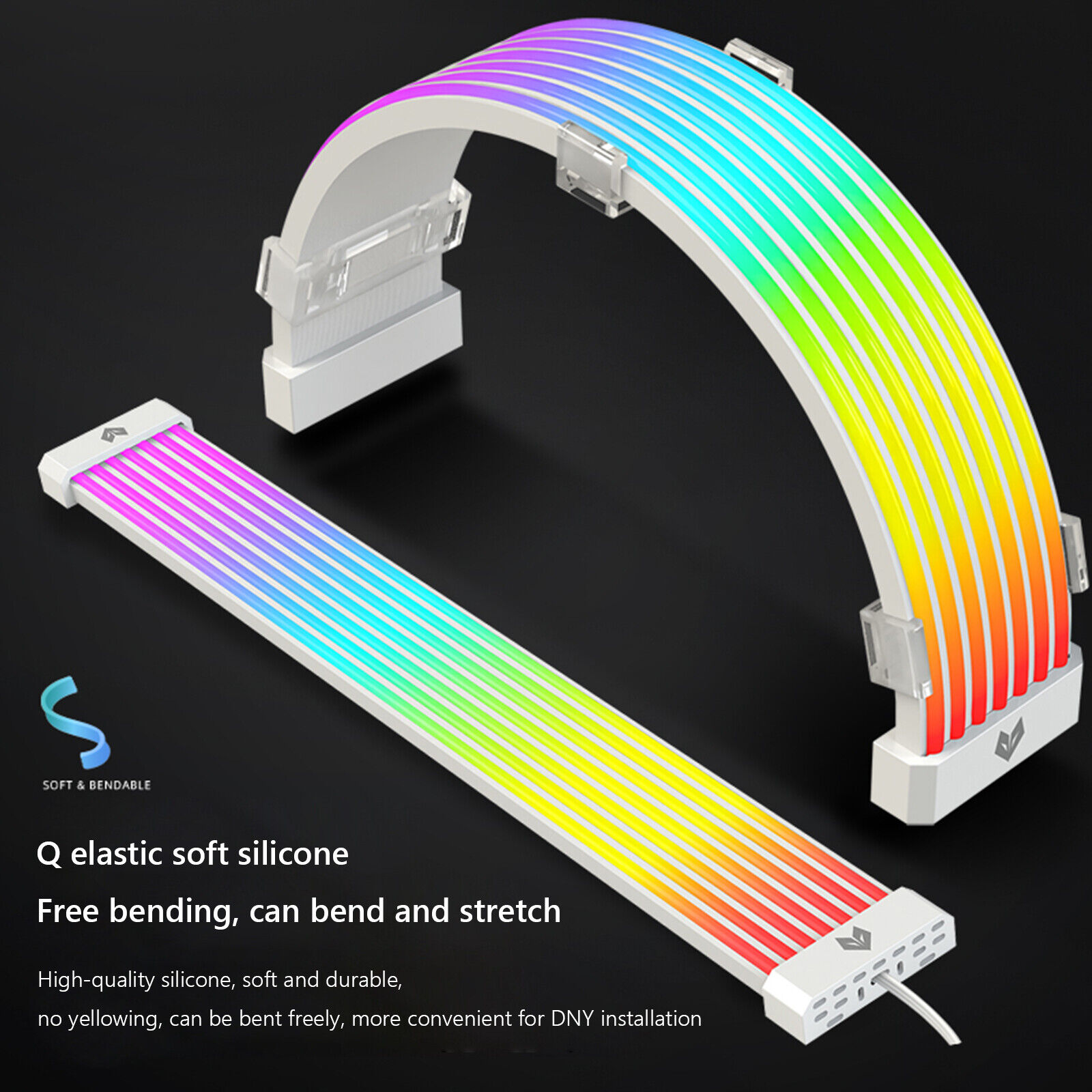 AOSOR FLEXIBLE LAMP STRIP 5V ARGB SYNC NEON STREAMER