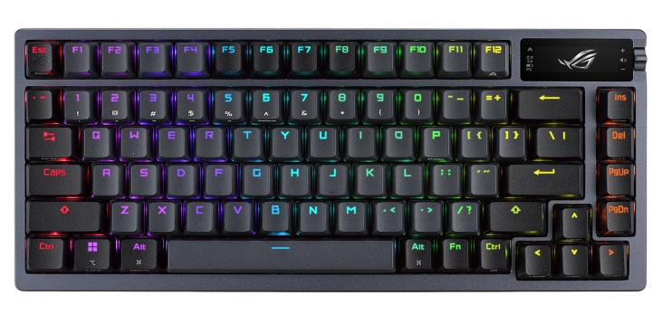 ROG AZOTH M701 OLED DISPLAY WIRELESS GAMING KEYBOARD