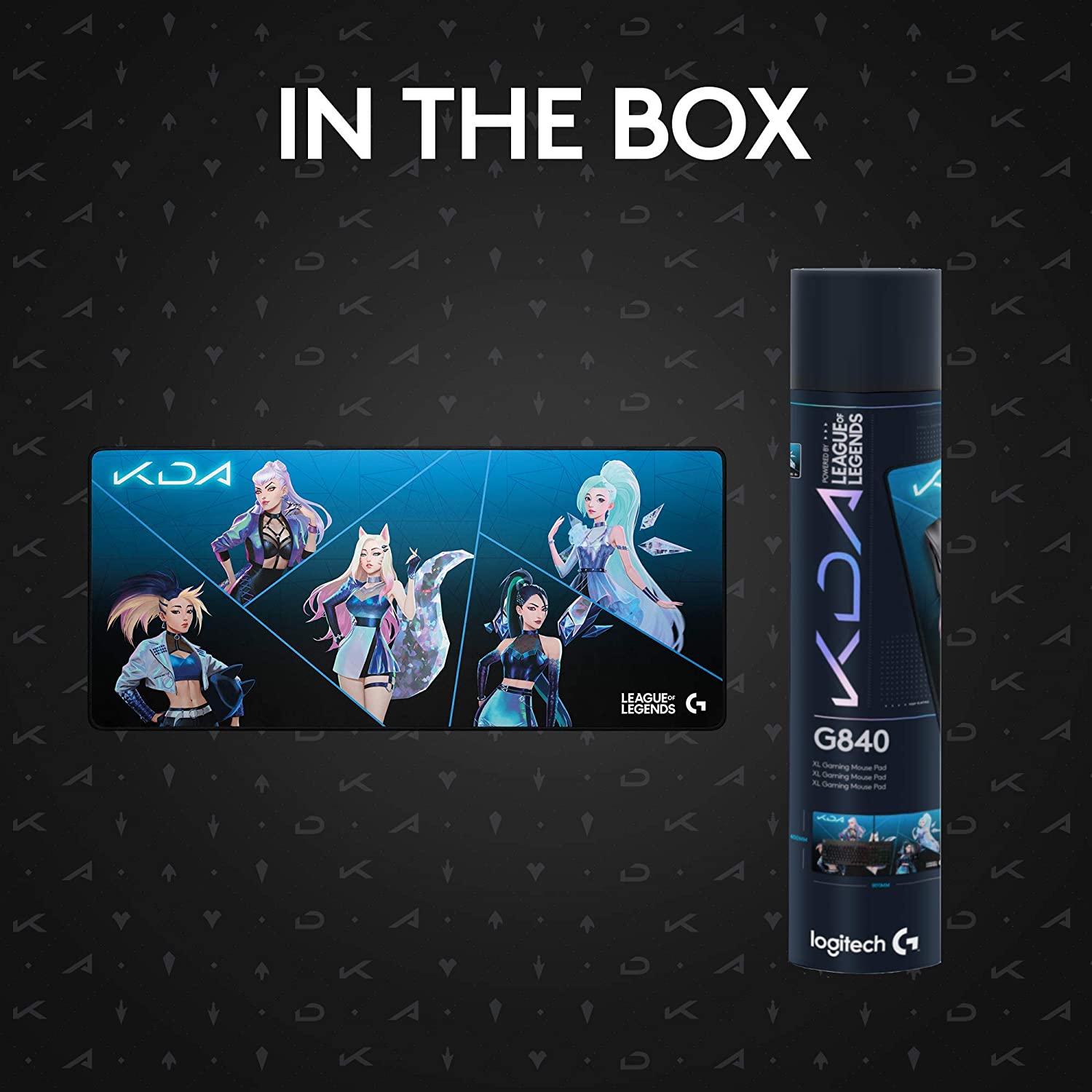 LOGITECH G840 KDA LIMITED EDITION XL - GAMING MOUSE