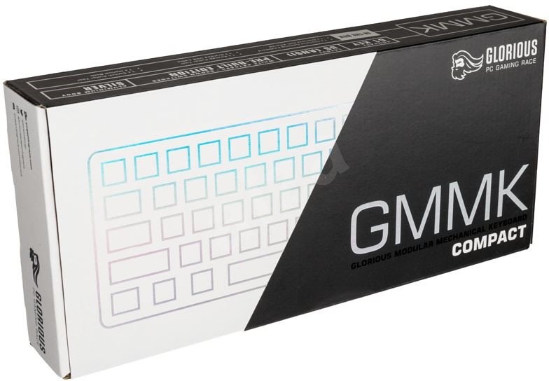 GLORIOUS GMMK COMPACT - GATERON-BROWN, WHITE