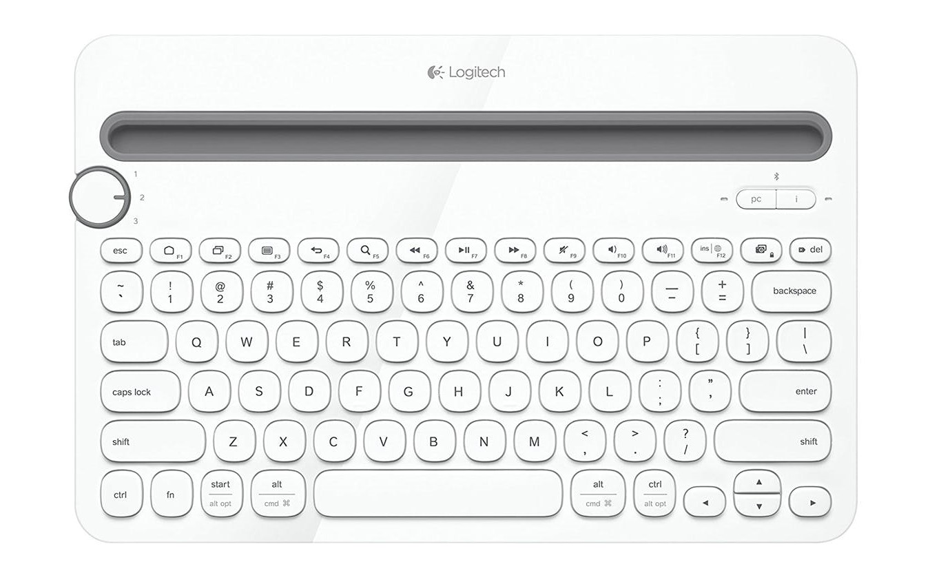 LOGITECH K480 BLUETOOTH MULTI-DEVICE KEYBOARD - WHITE