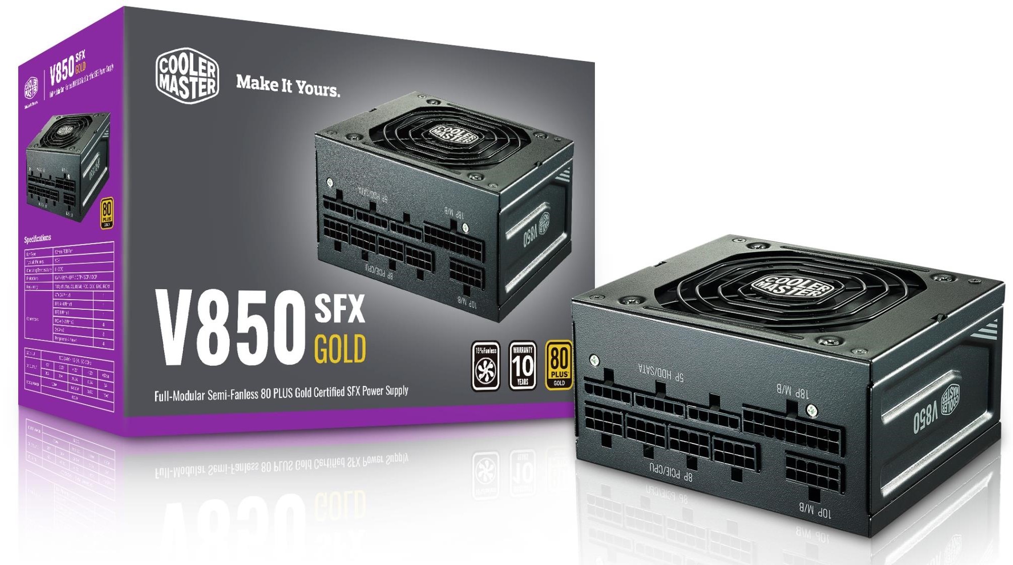 COOLER MASTER V850 SFX 850W 80 PLUS GOLD - SFX