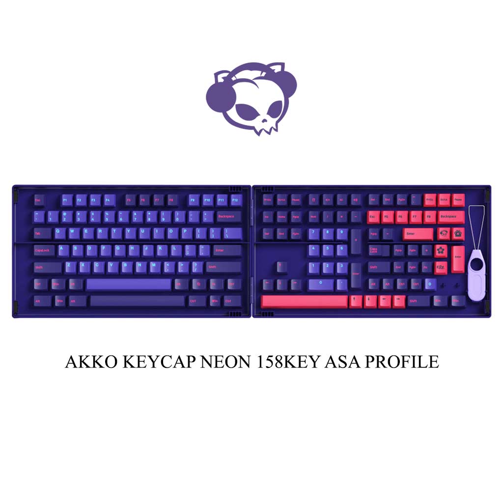 AKKO KEYCAP NEON 158KEY ASA PROFILE